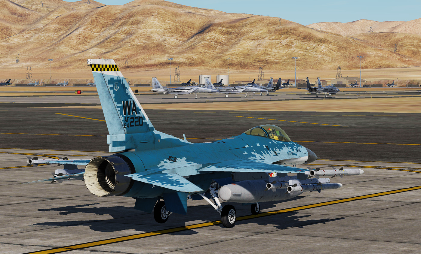 F-16C - 64th Aggressor Squadron 'Ghost'